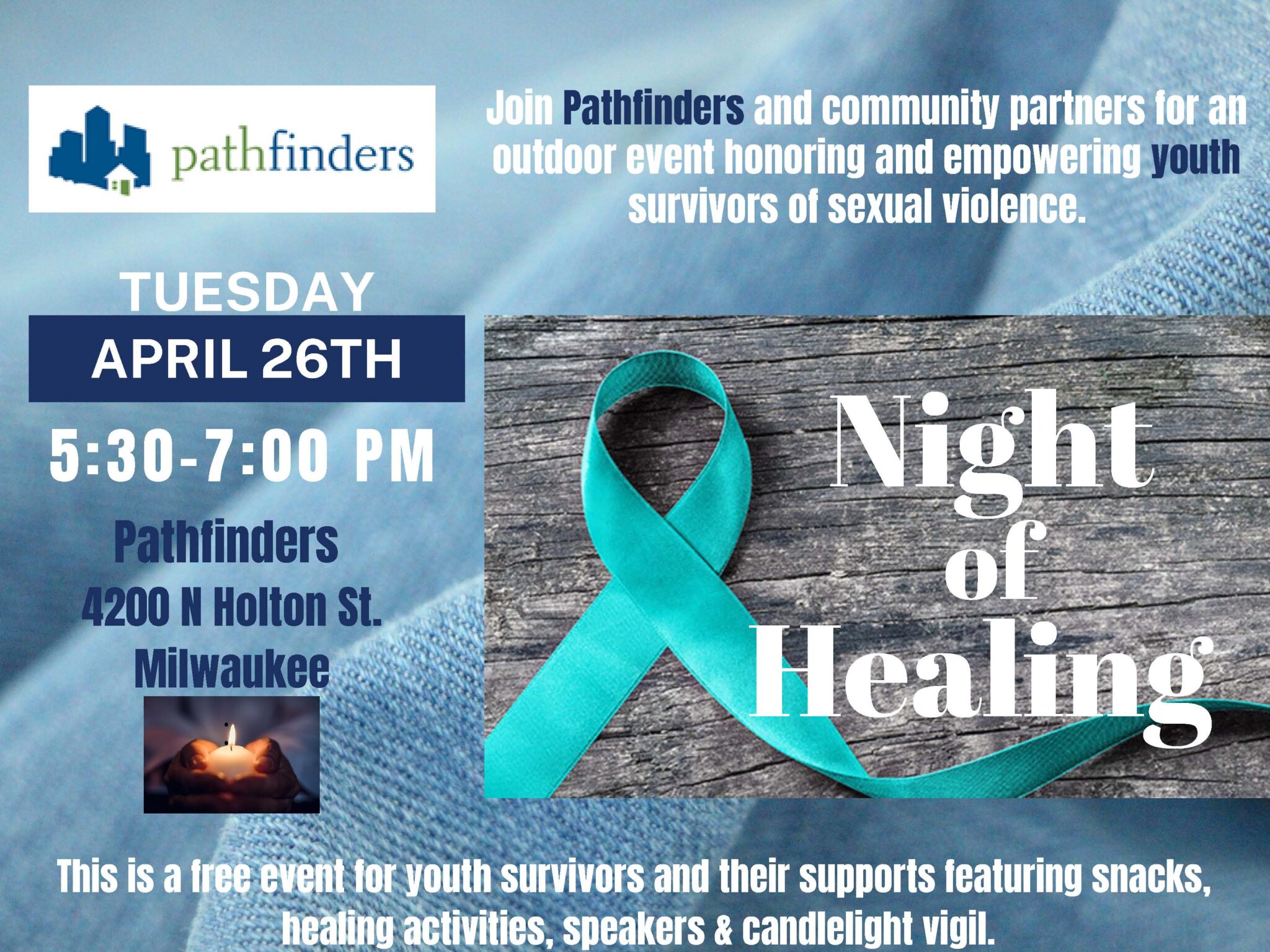 Pathfinders SAAM Event: Night of Healing | WCASA